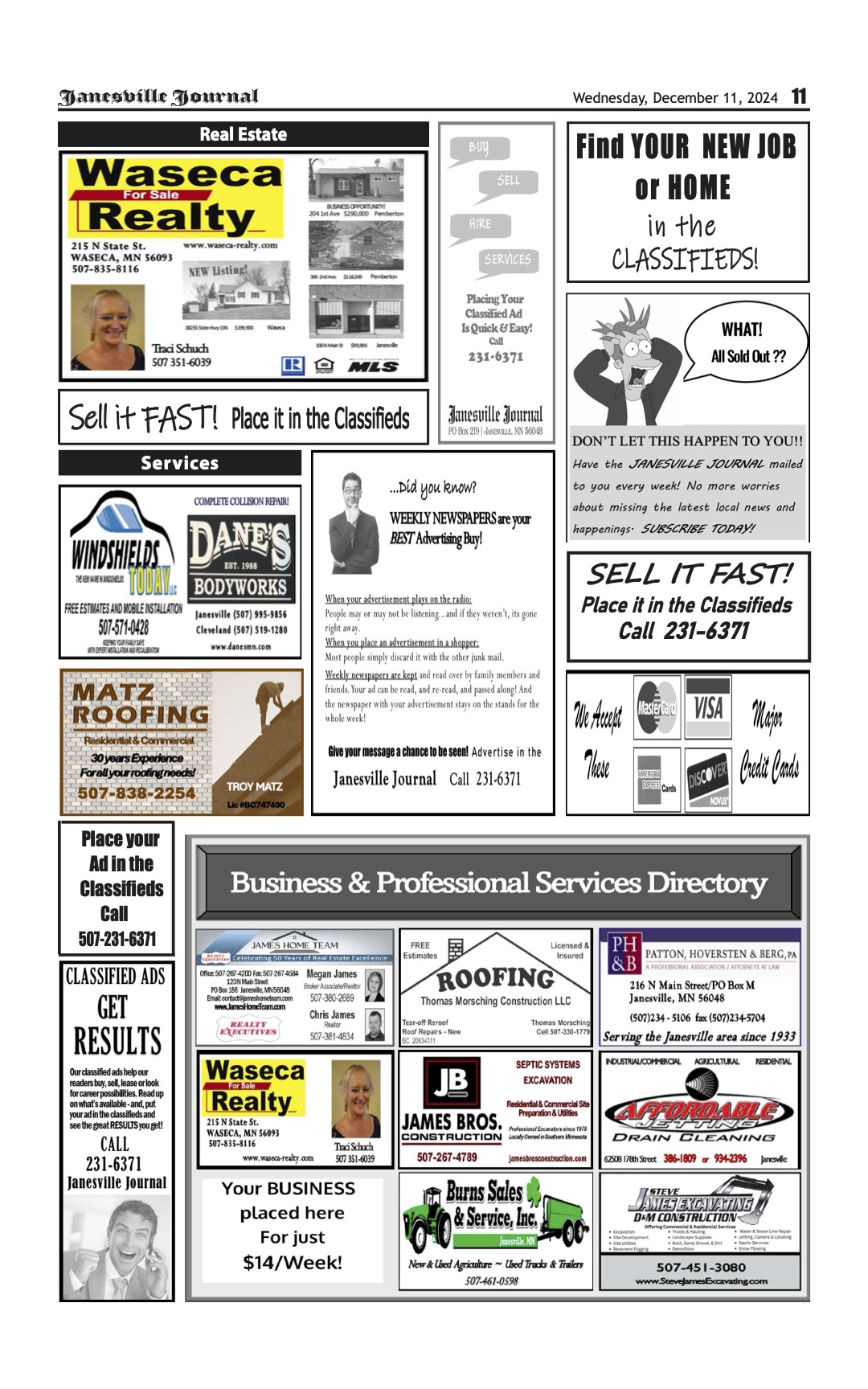 Classified-50-2024 – Janesville Journal